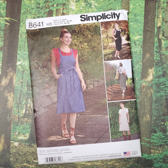 Simplicity | Office | S864 Jumper Dress Apron Sewing Pattern | Poshmark
